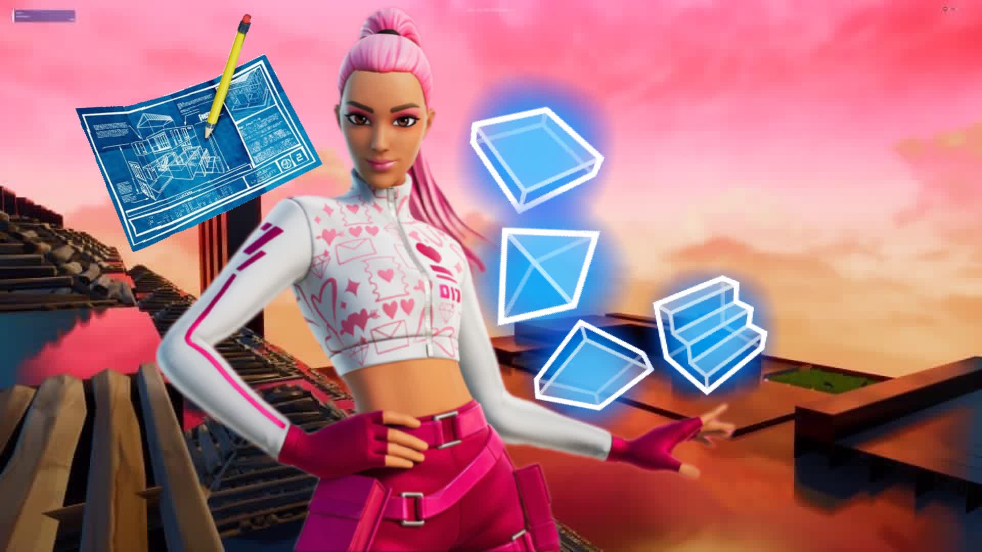 🤩 build & edit & aim training 🔥 Mo27r [ m27 ] – Fortnite Creative Map Code