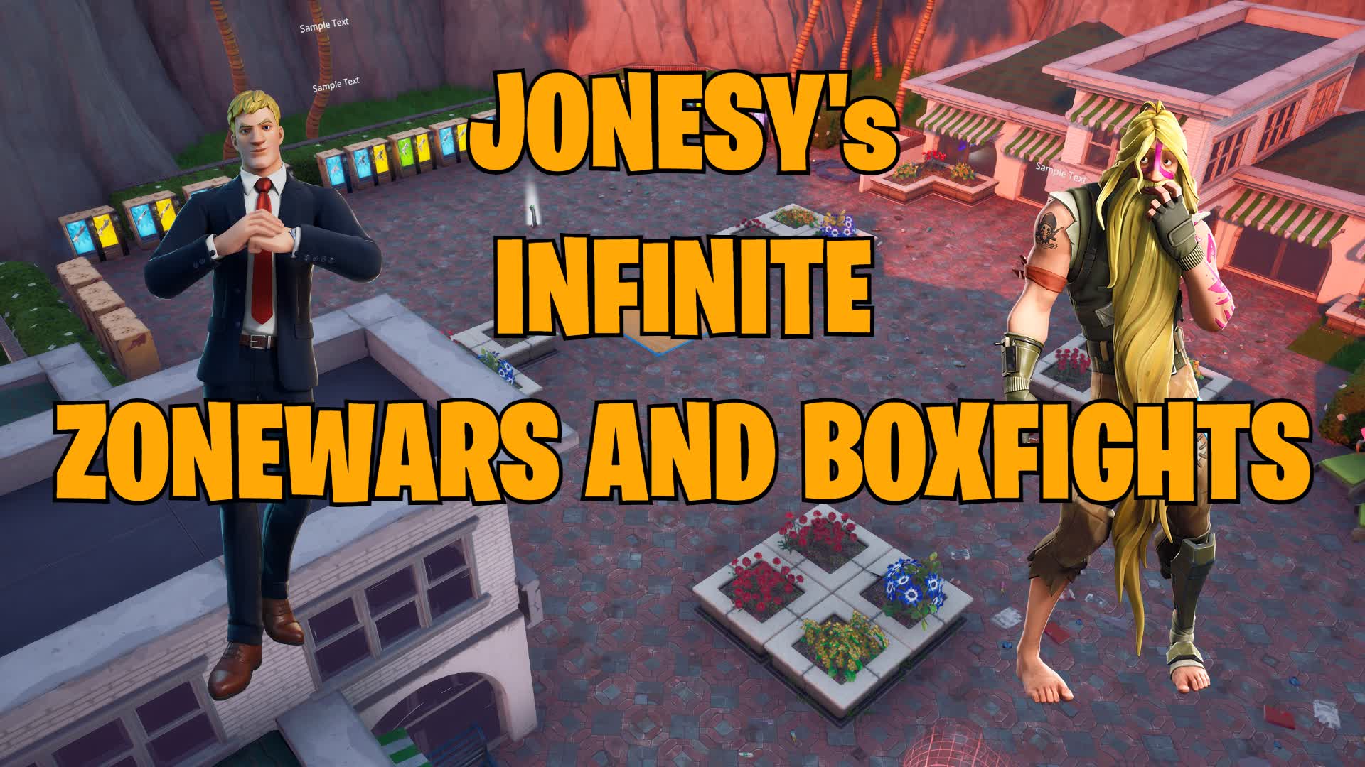 Jonesy's Infinite Zonewars/BoxFights [ mineblo ] – Fortnite Creative Map Code