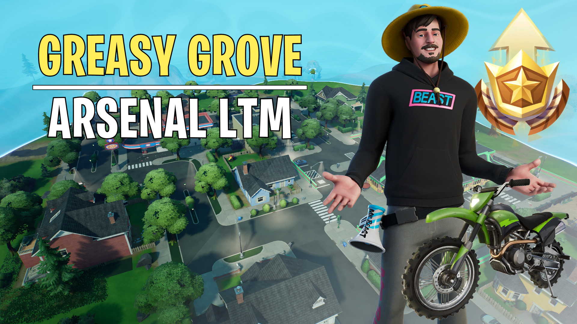 Greasy Grove Arsenal LTM [ benz ] – Fortnite Creative Map Code