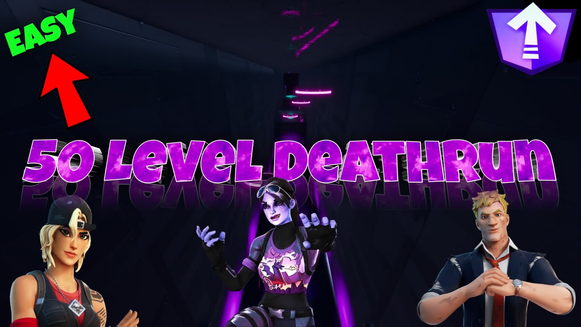 50 Level Deathrun [Easy] [ lkt ] – Fortnite Creative Map Code