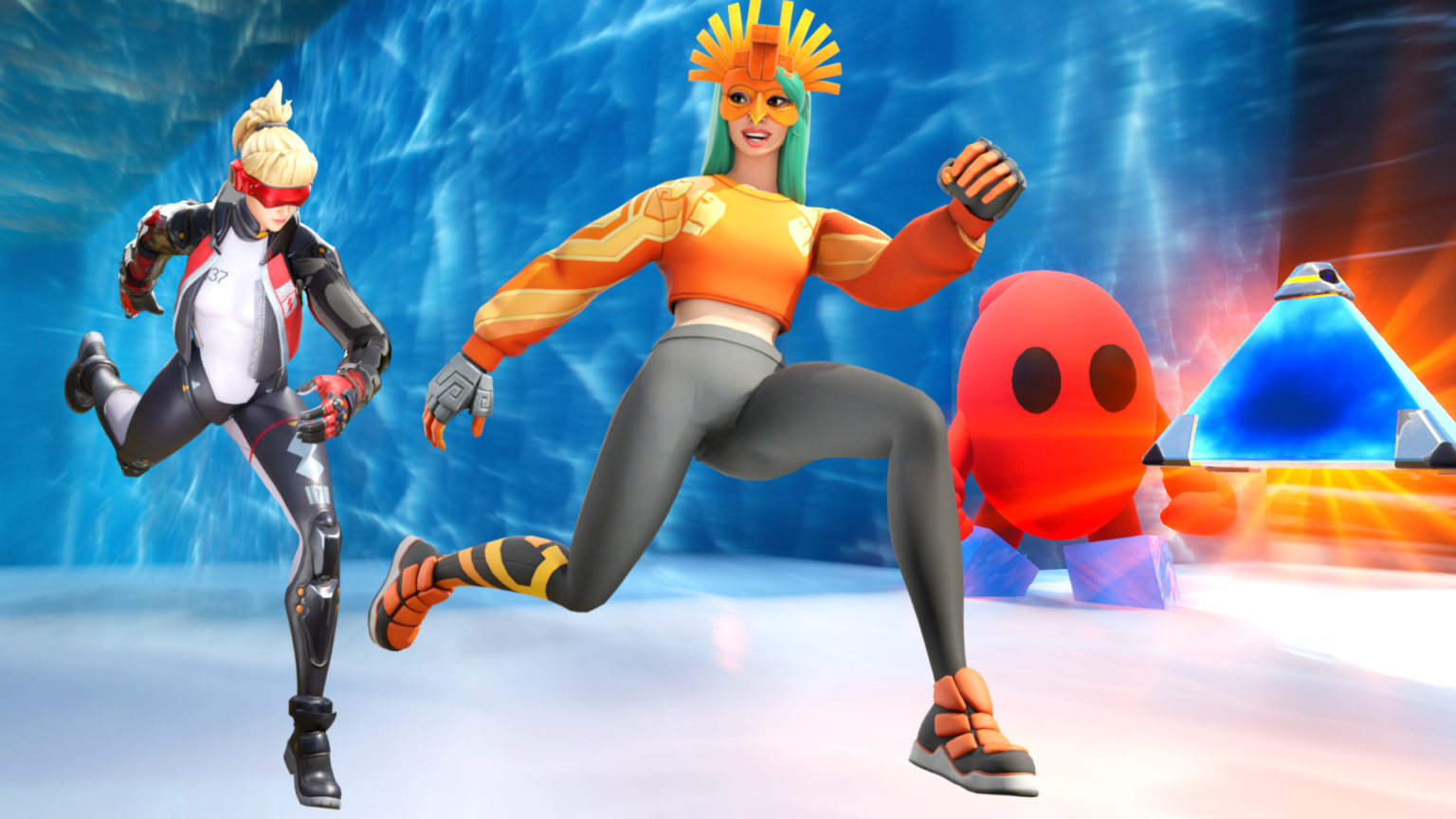 POCKET PANIC🏆 WINTER RACE [ arcaderoom ] – Fortnite Creative Map Code