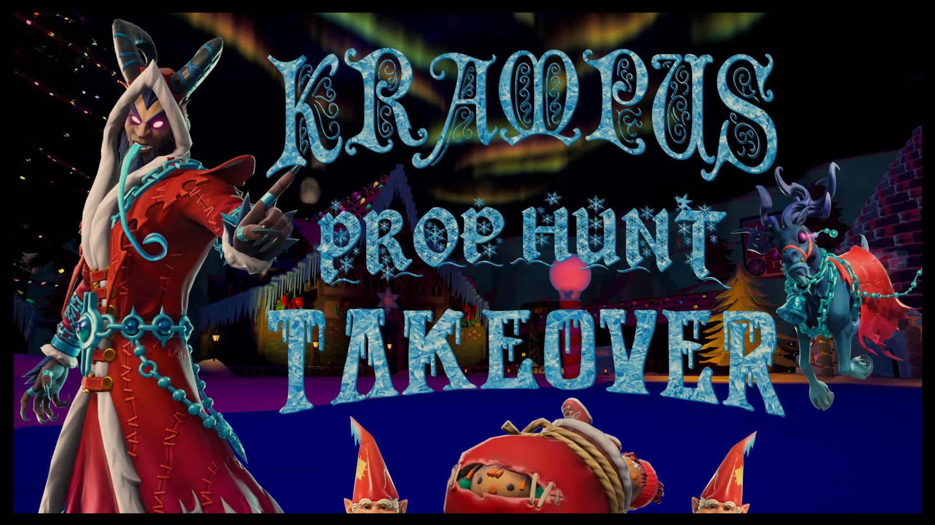 KRAMPUS PROP HUNT TAKEOVER [ michilu ] – Fortnite Creative Map Code