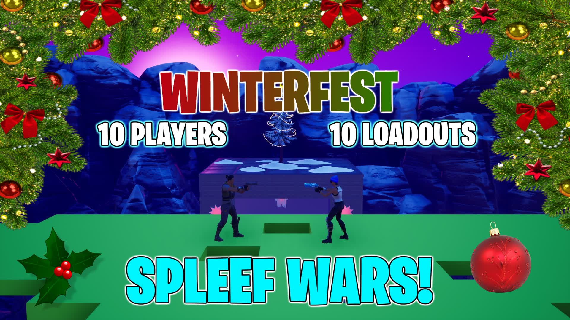 WINTERFEST SPLEEF WARS! [ spectral345 ] – Fortnite Creative Map Code