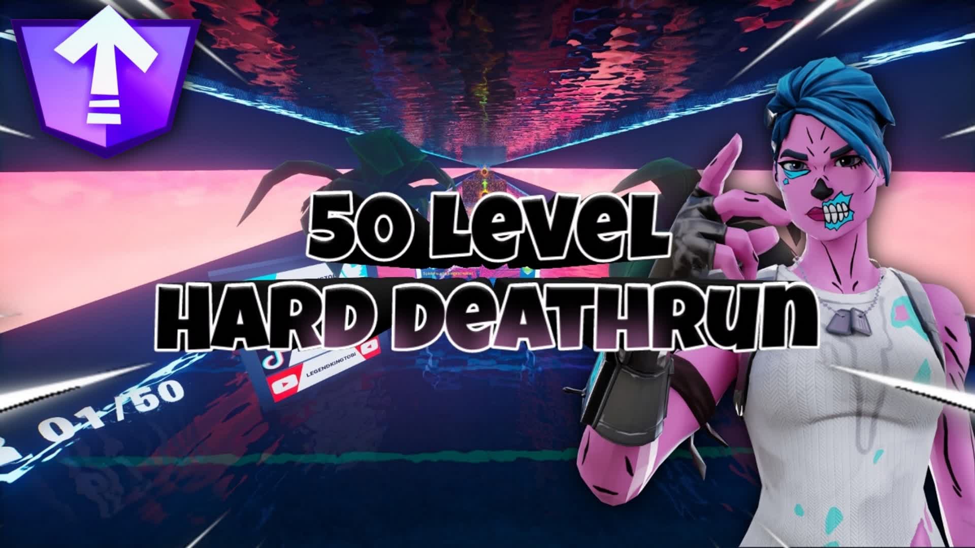 50 Level Hard Deathrun [ lkt ] – Fortnite Creative Map Code