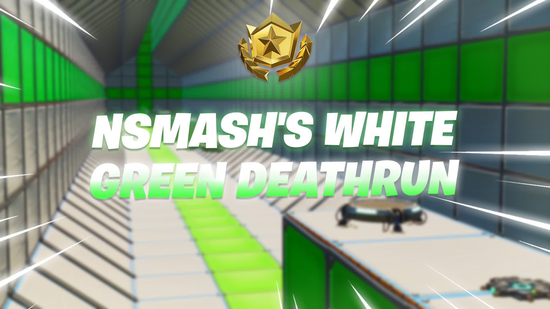 💚Nsmash's White Green Deathrun🌟 [ nsmash ] – Fortnite Creative Map Code