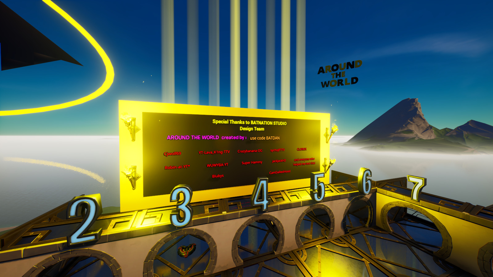 Around the World - with Teams [ batdan ] – Fortnite Creative Map Code