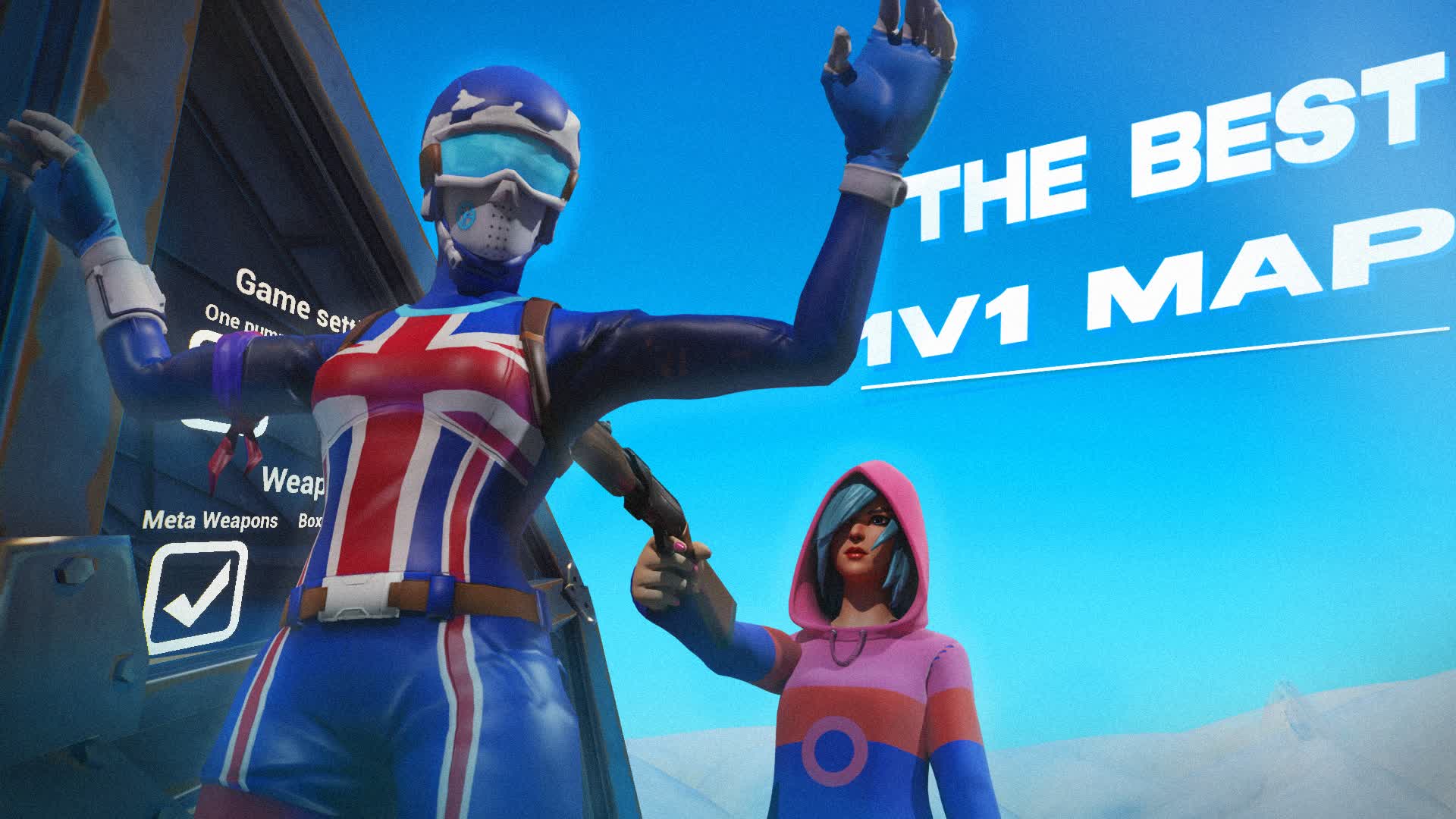 THE BEST 1v1 BUILDFIGHT MAP [ duxie ] – Fortnite Creative Map Code