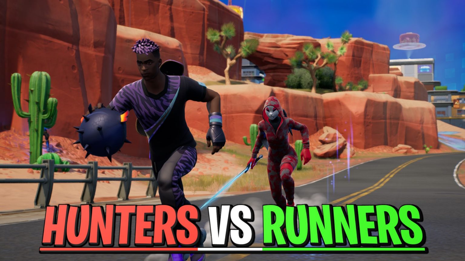 🔪HUNTERS VS. RUNNERS🏃‍♂️- LTM [ TactTact_ ] – Fortnite Creative Map Code