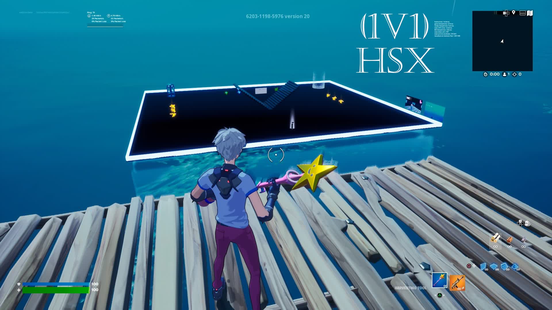 1V1 (HSX) 0 delay 0 ping [ hsx ] – Fortnite Creative Map Code