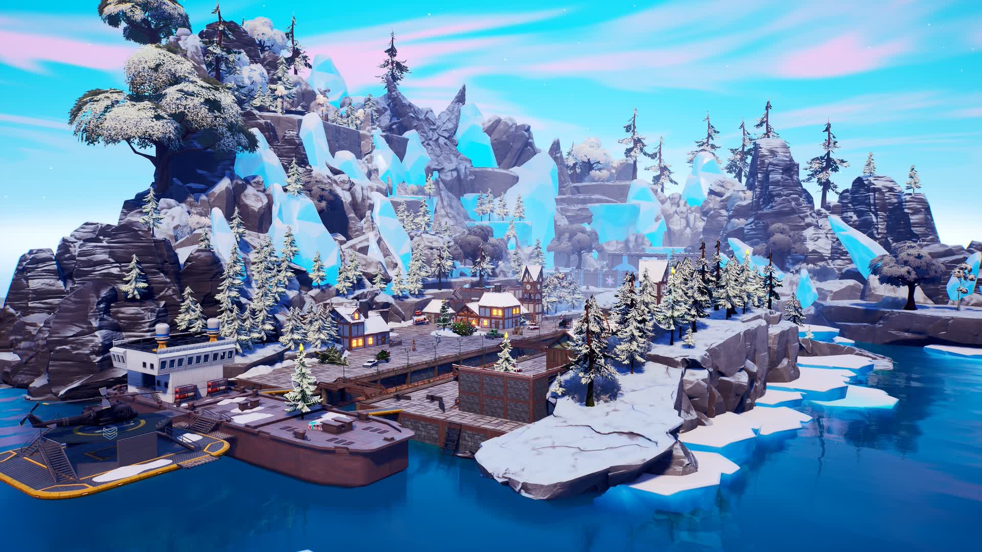 Snowmen Vs Gingerbread - Iceberg Push [ post ] – Fortnite Creative Map Code