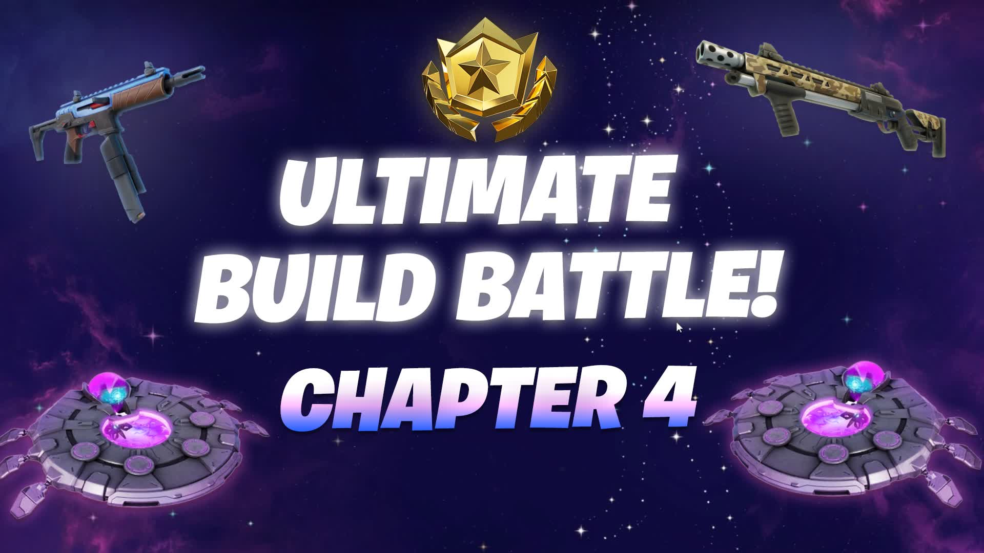 🌟CH-4 Ultimate Build Battle🌟(UFO's) [ nsmash ] – Fortnite Creative Map Code