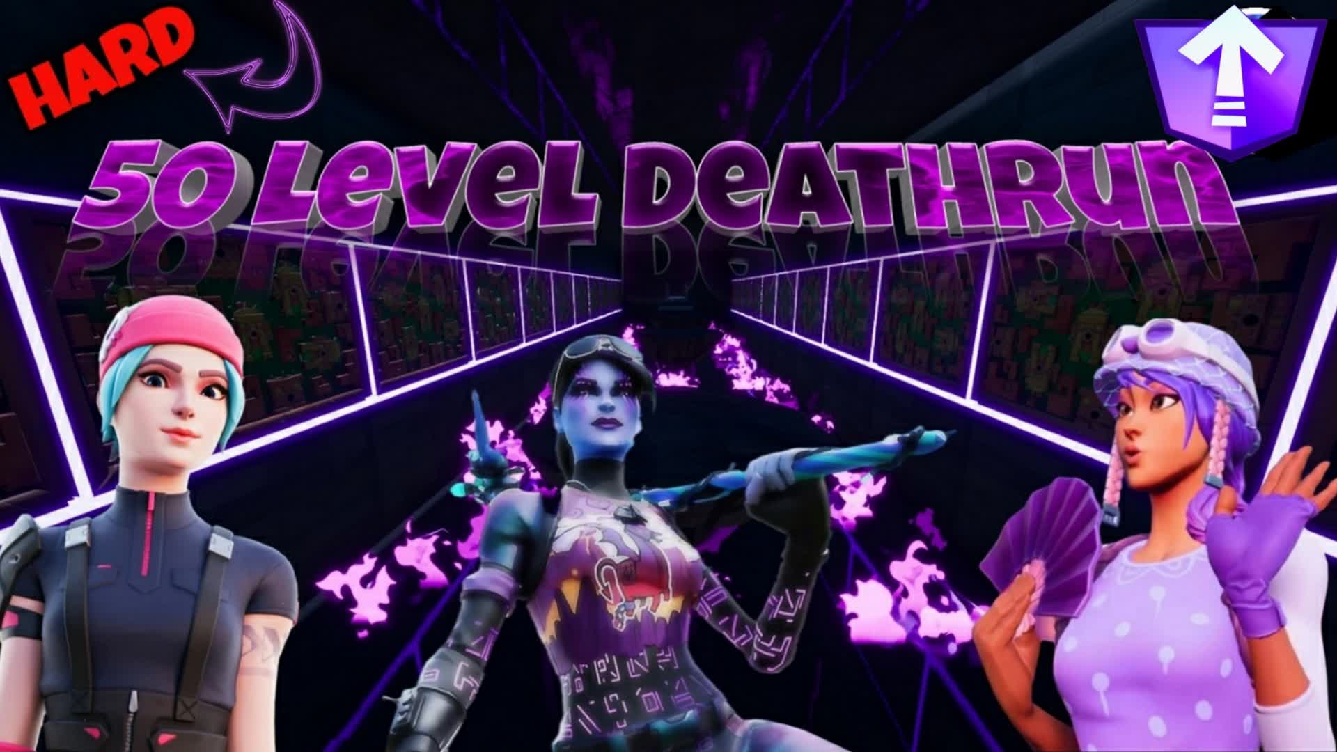 50 Level Deathrun [HARD] [ lkt ] – Fortnite Creative Map Code