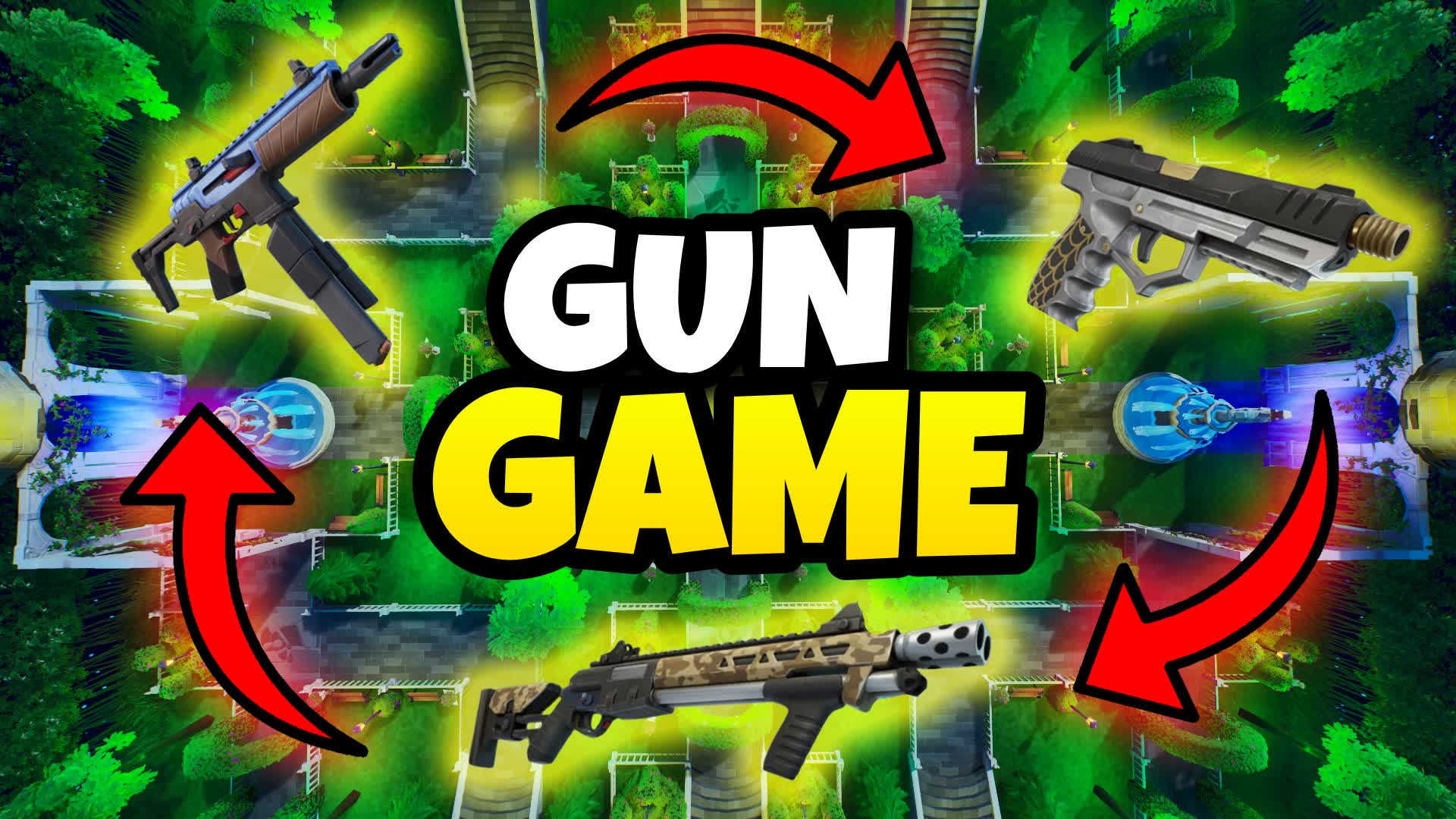 🏰 GUN GAME - NEW CHAPTER 🏰 [ mouskito ] – Fortnite Creative Map Code