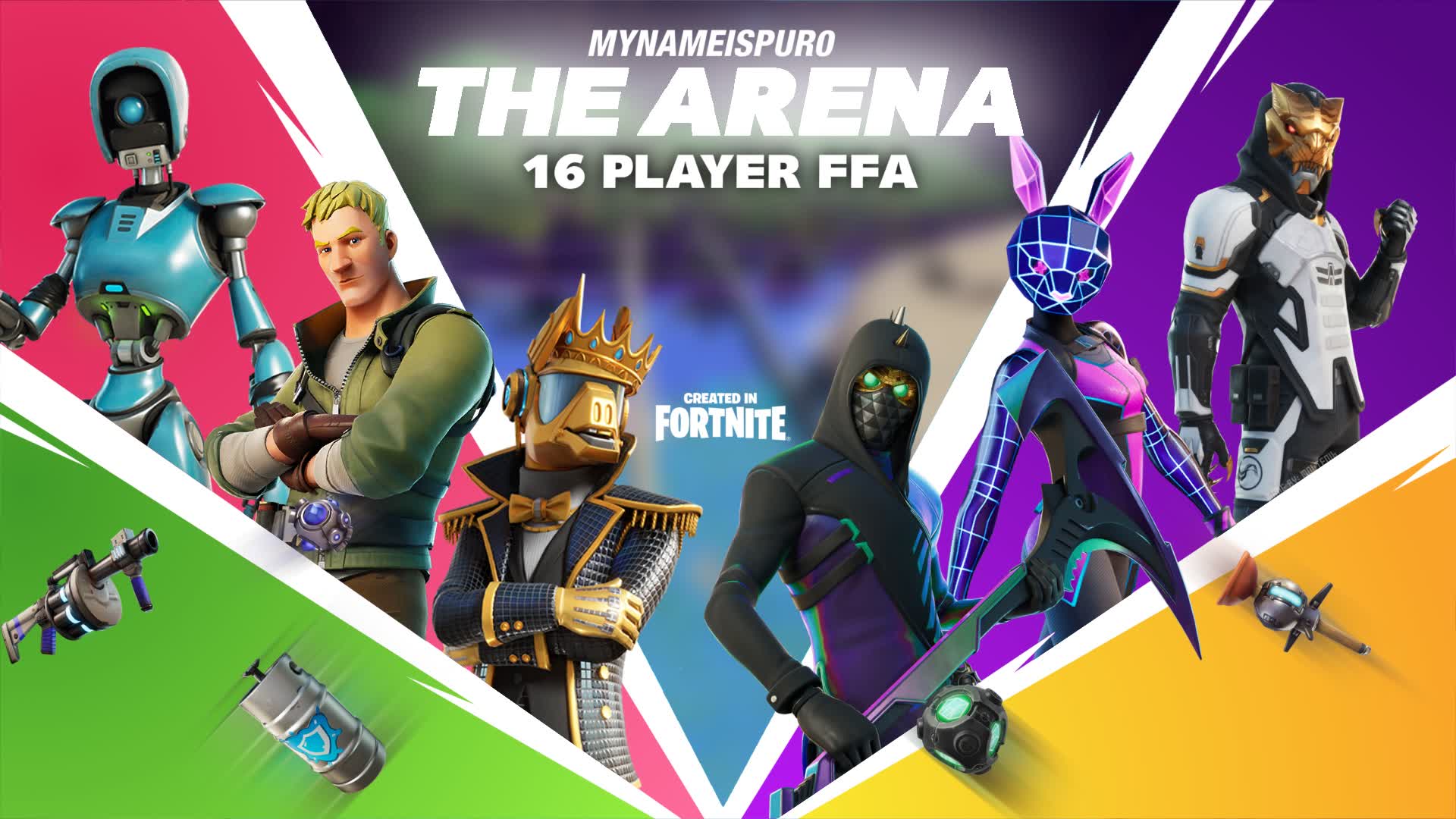 The Arena v5.0 [ mynameispur0 ] – Fortnite Creative Map Code