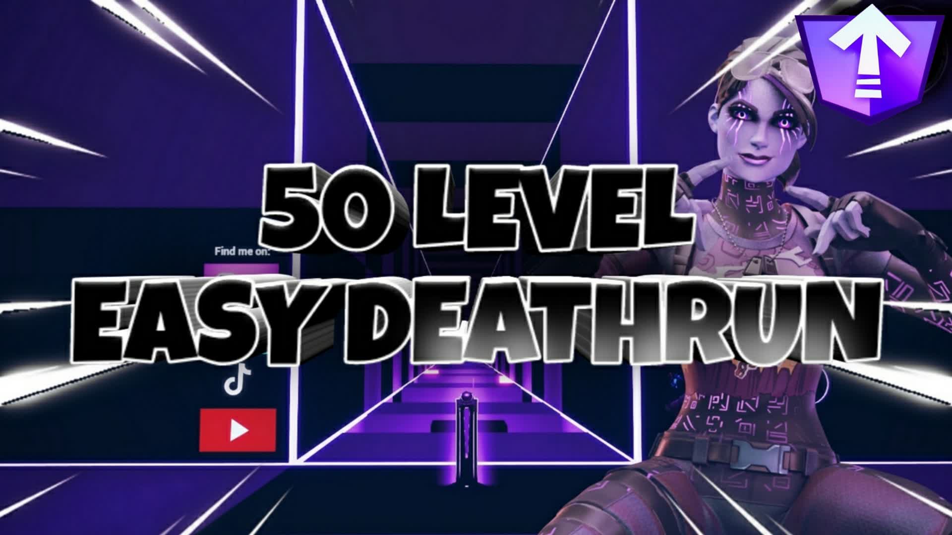 50 Level Easy Deathrun [ huh ] – Fortnite Creative Map Code