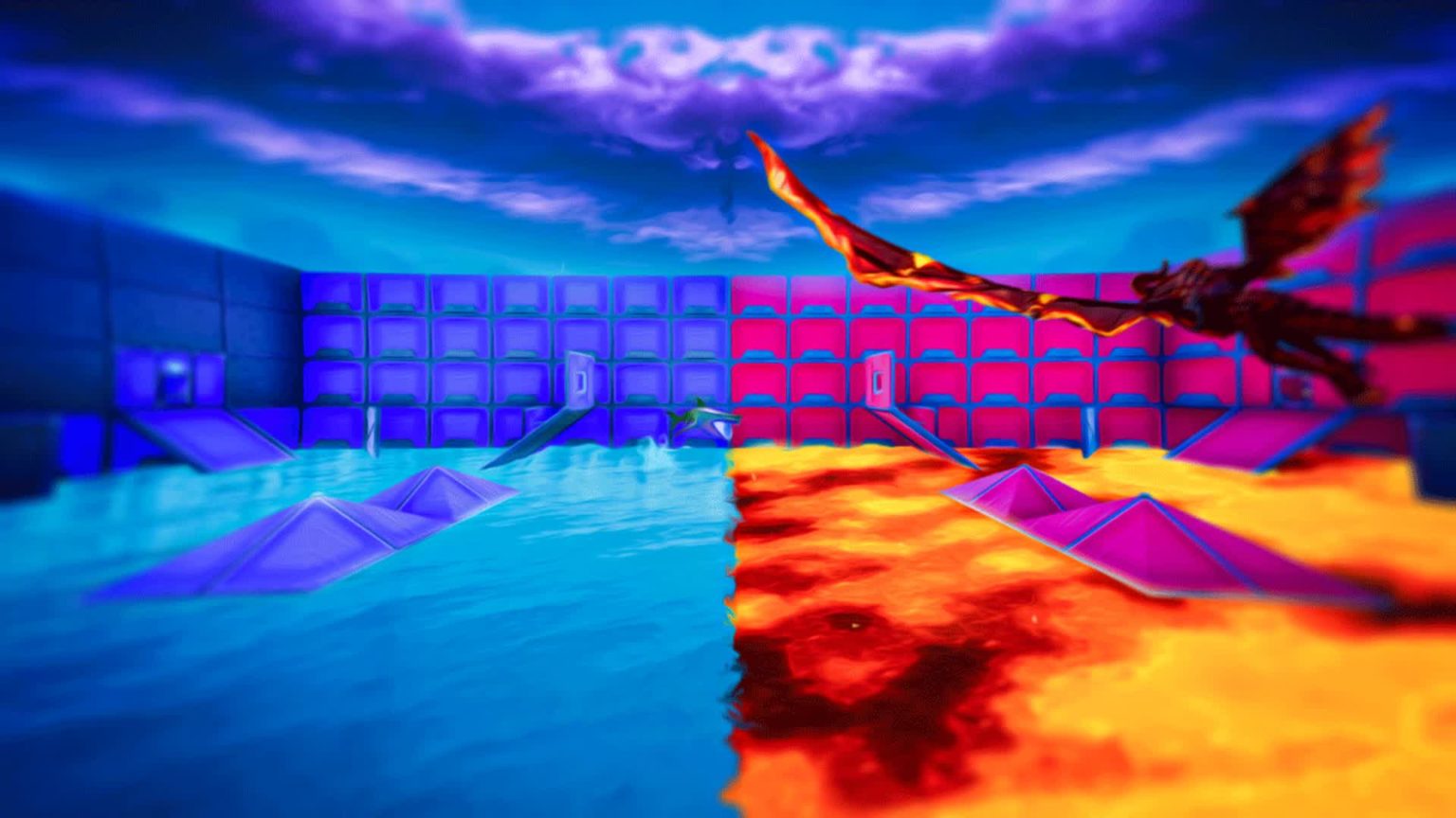 WATER VS LAVA [ guffy ] – Fortnite Creative Map Code