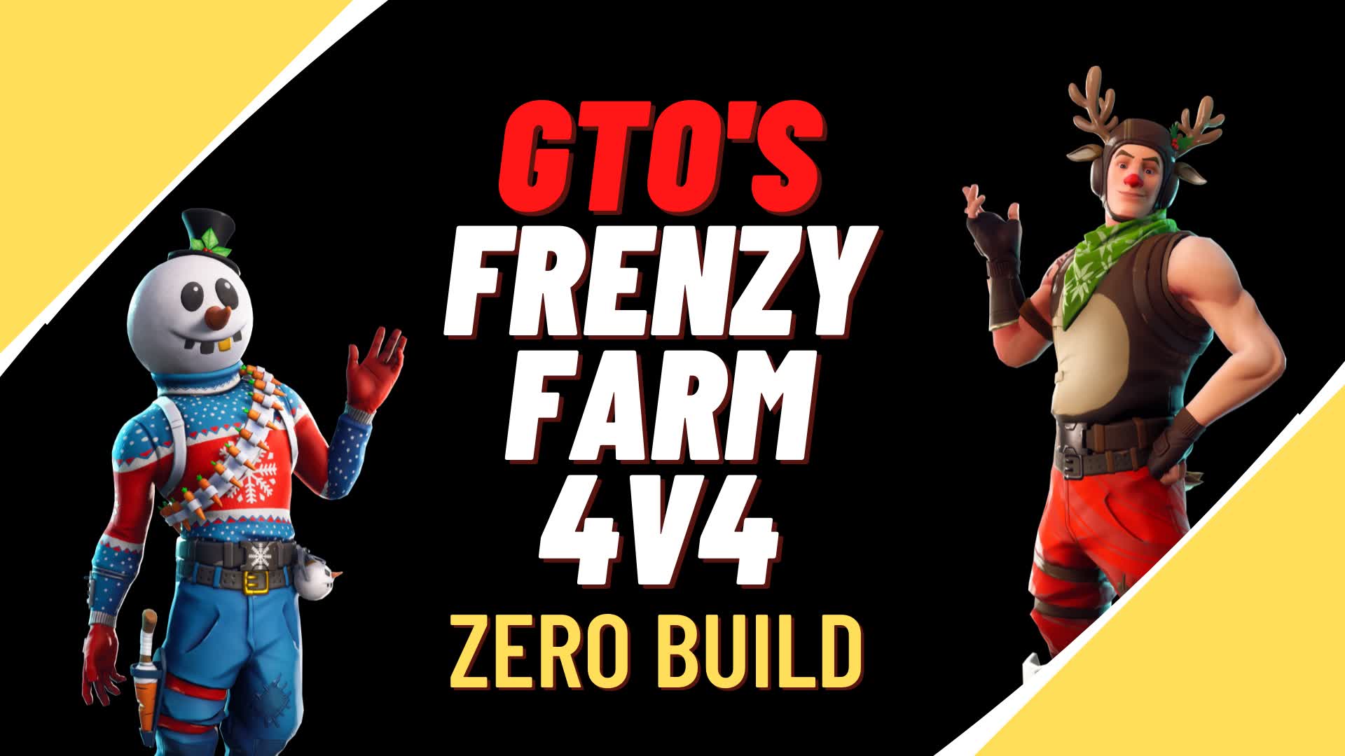 GTO'S FRENZY FARM 4v4 (ZERO BUILD) [ givethemone ] – Fortnite Creative ...