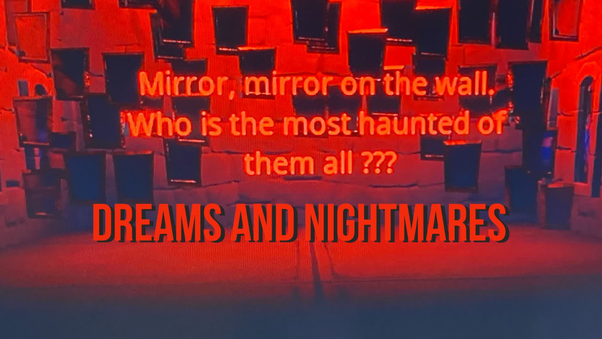 Dreams and Nightmares [ tinkerbell_1980 ] – Fortnite Creative Map Code