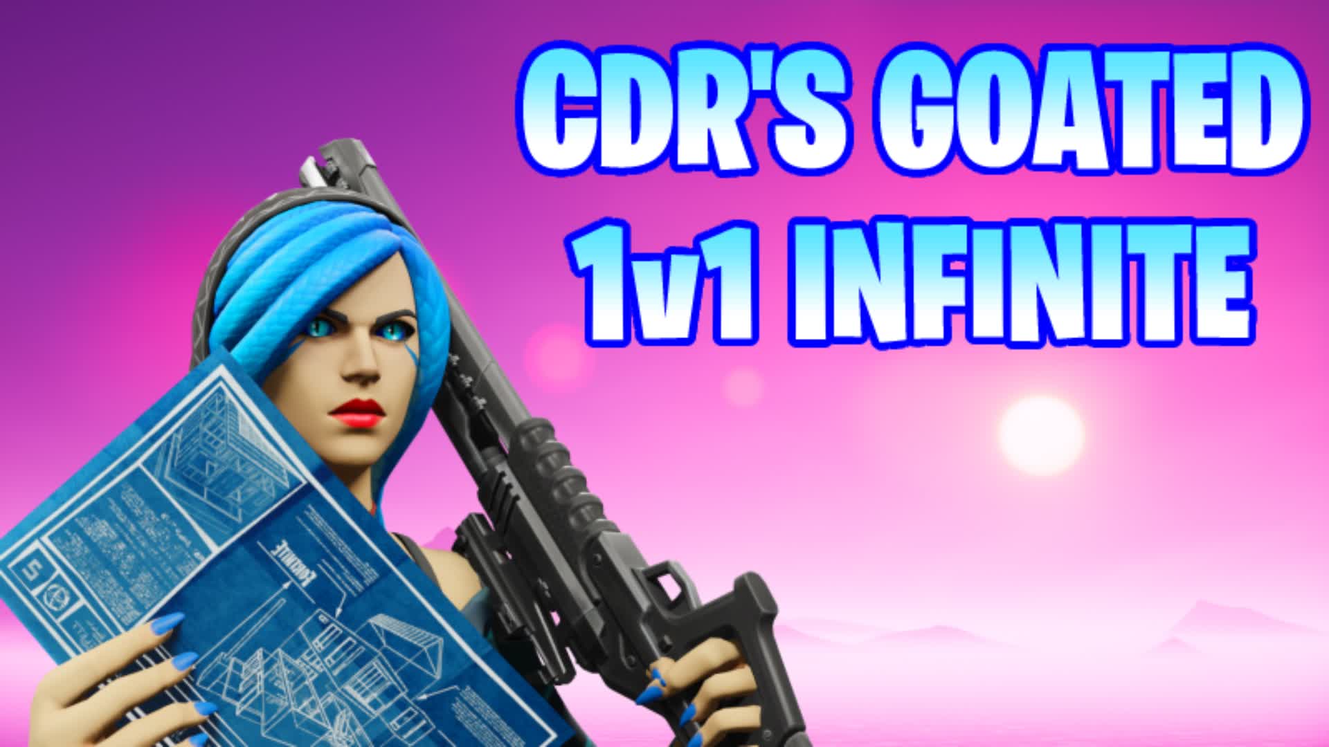 🐐 ️‍🔥CDR's New 1v1 Infinite💫 [ cdrYT ] – Fortnite Creative Map Code