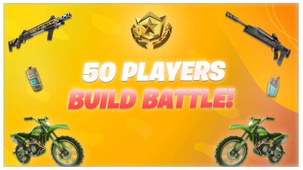 🌟50 Players Build Battle📈 (Bikes)🏍 [ nsmash ] – Fortnite Creative Map Code