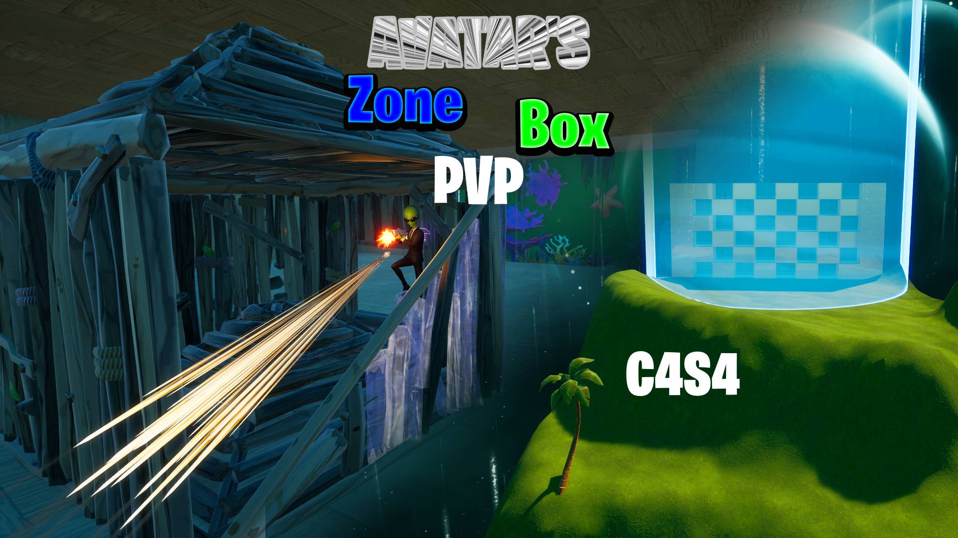 🌴 Zone Box PVP | C4S4 [ avatarnate ] – Fortnite Creative Map Code