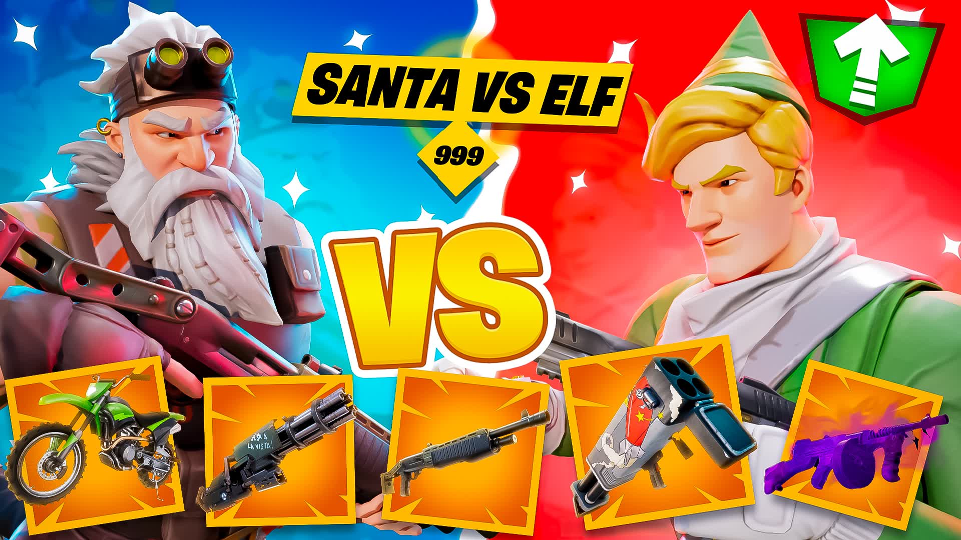 SANTA VS ELVES WINTERFEST! [ msfn ] – Fortnite Creative Map Code