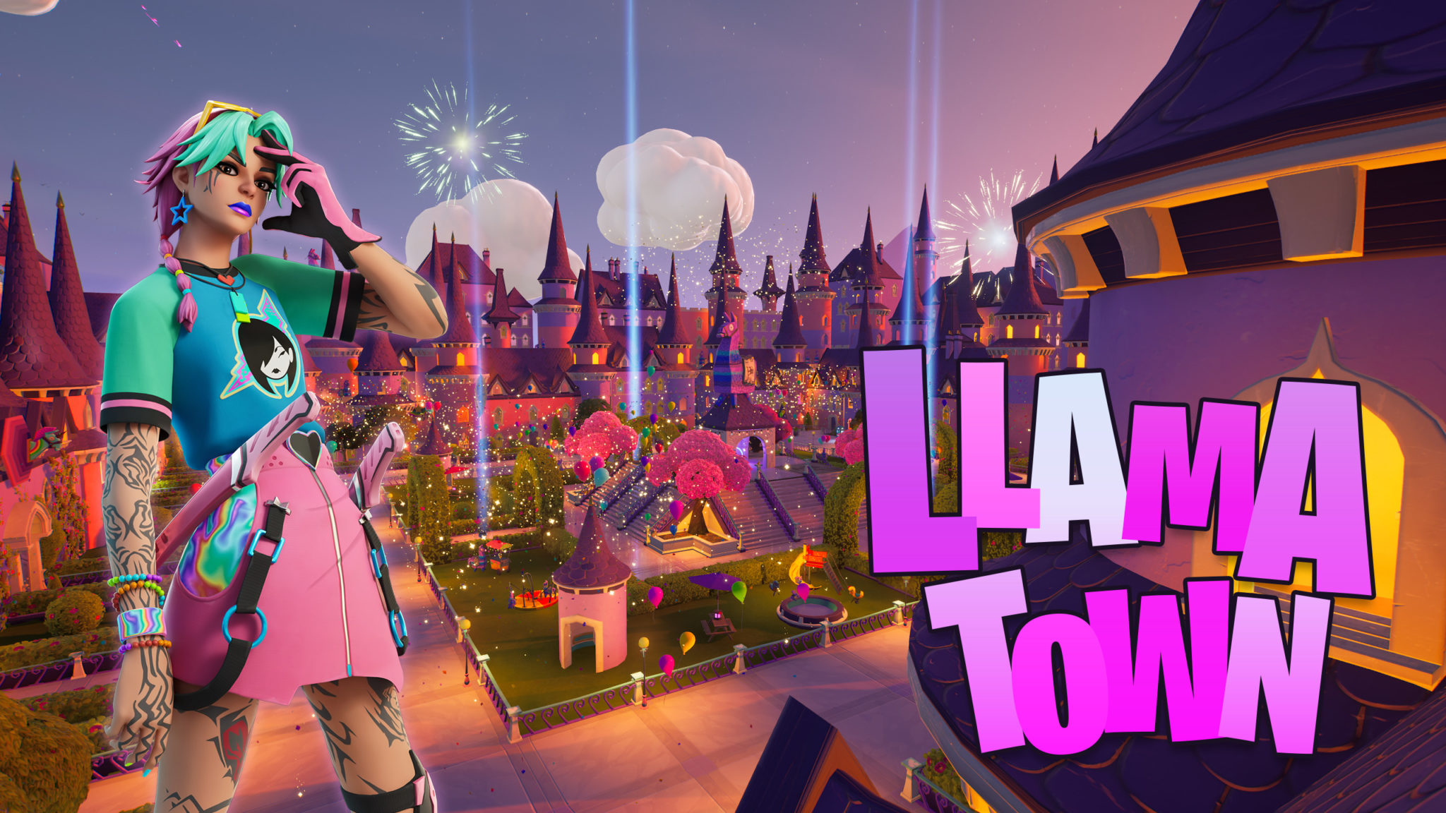 Llama Town - Jewel frenzy [ afovea ] – Fortnite Creative Map Code