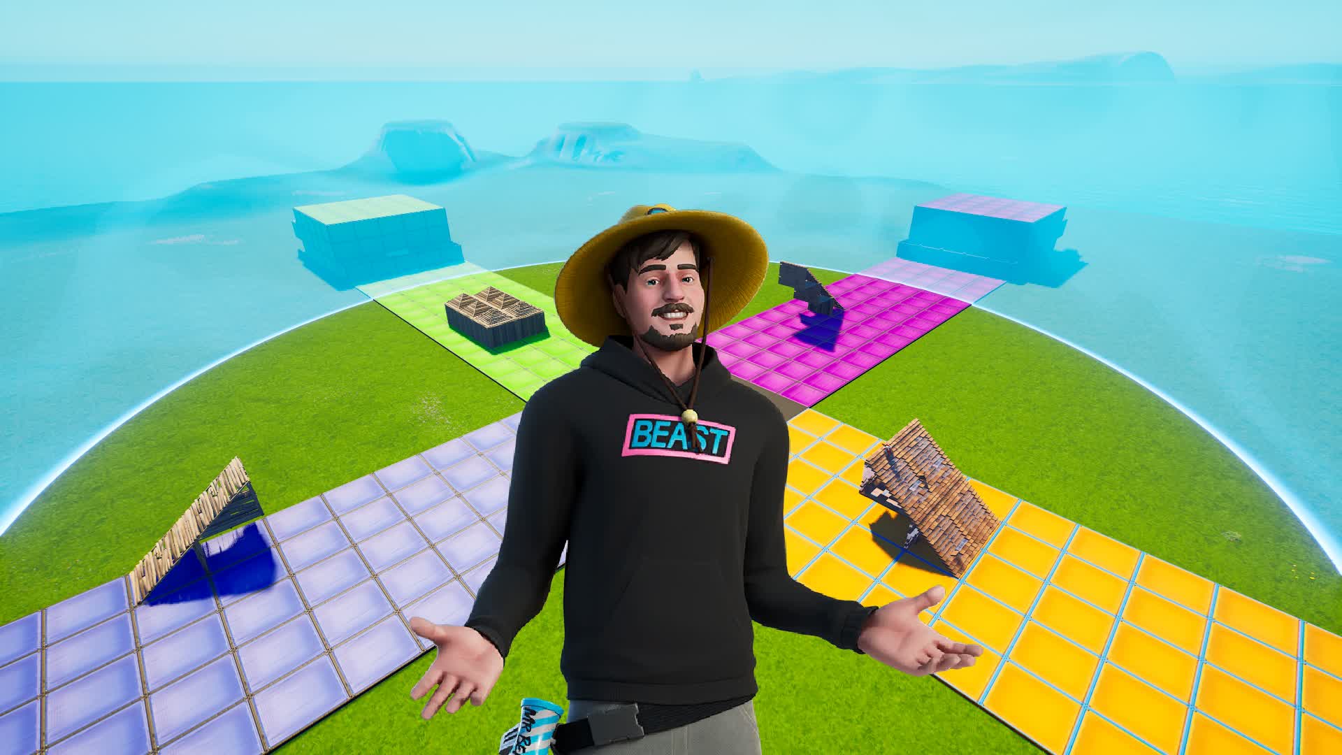 BEAST GO GOATED 4V4V4V4 [ guffy ] – Fortnite Creative Map Code