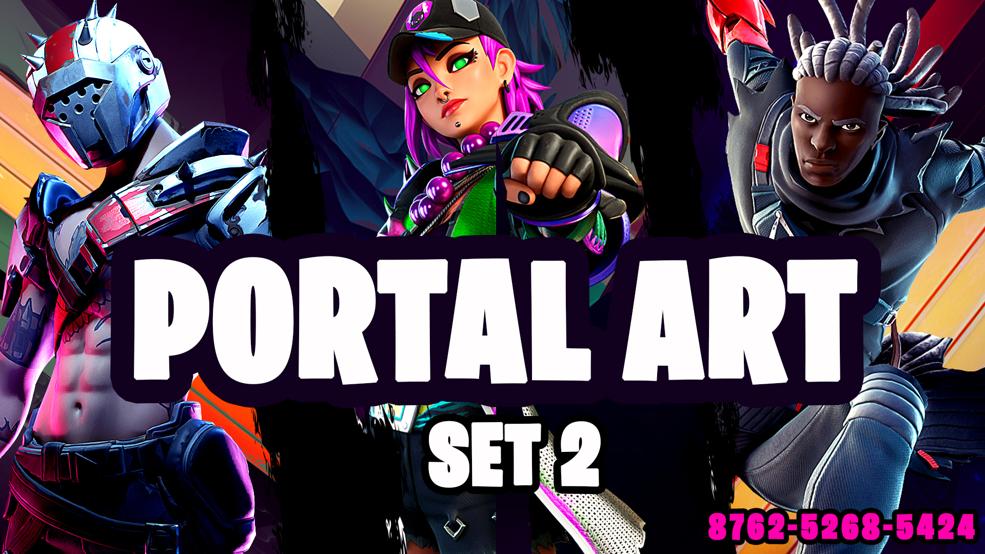 Fortnite Portal Art (Set 2) [ teampro ] – Fortnite Creative Map Code