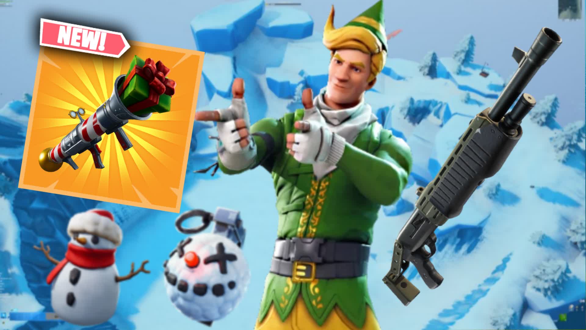 ELF BIG BATTLE FFA [ bed ] – Fortnite Creative Map Code