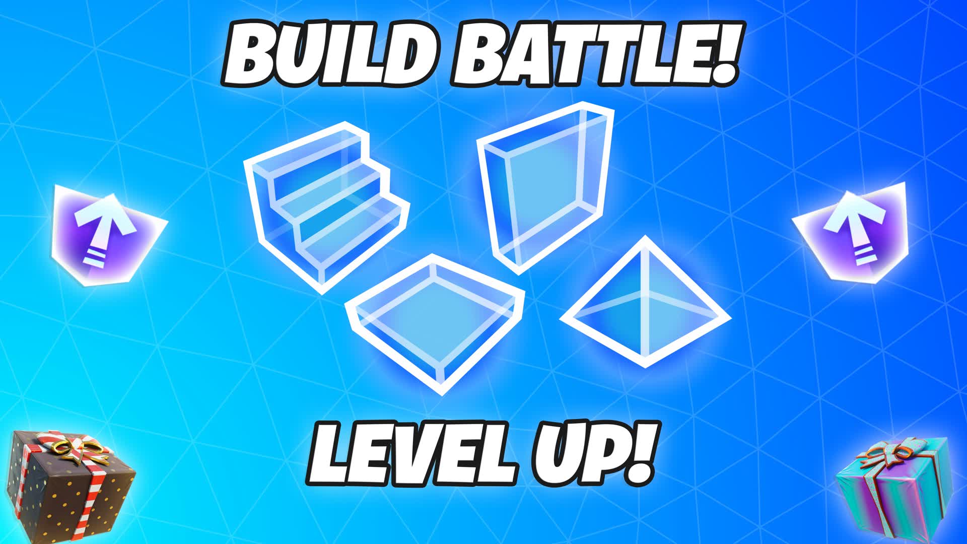 📈LEVEL UP Build Battle🌟 [ nsmash ] – Fortnite Creative Map Code
