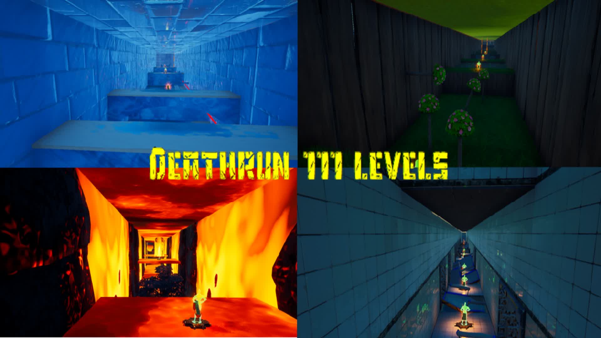 Deathrun 111 levels [ team-tonydjytb ] – Fortnite Creative Map Code