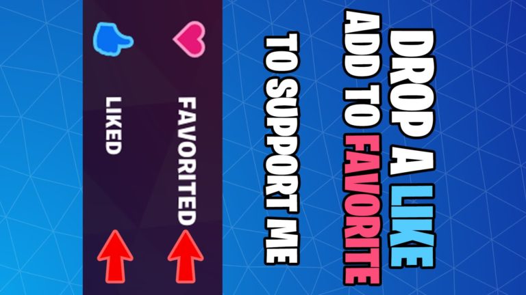 Like & Favorite [ gneazyx ] – Fortnite Creative Map Code