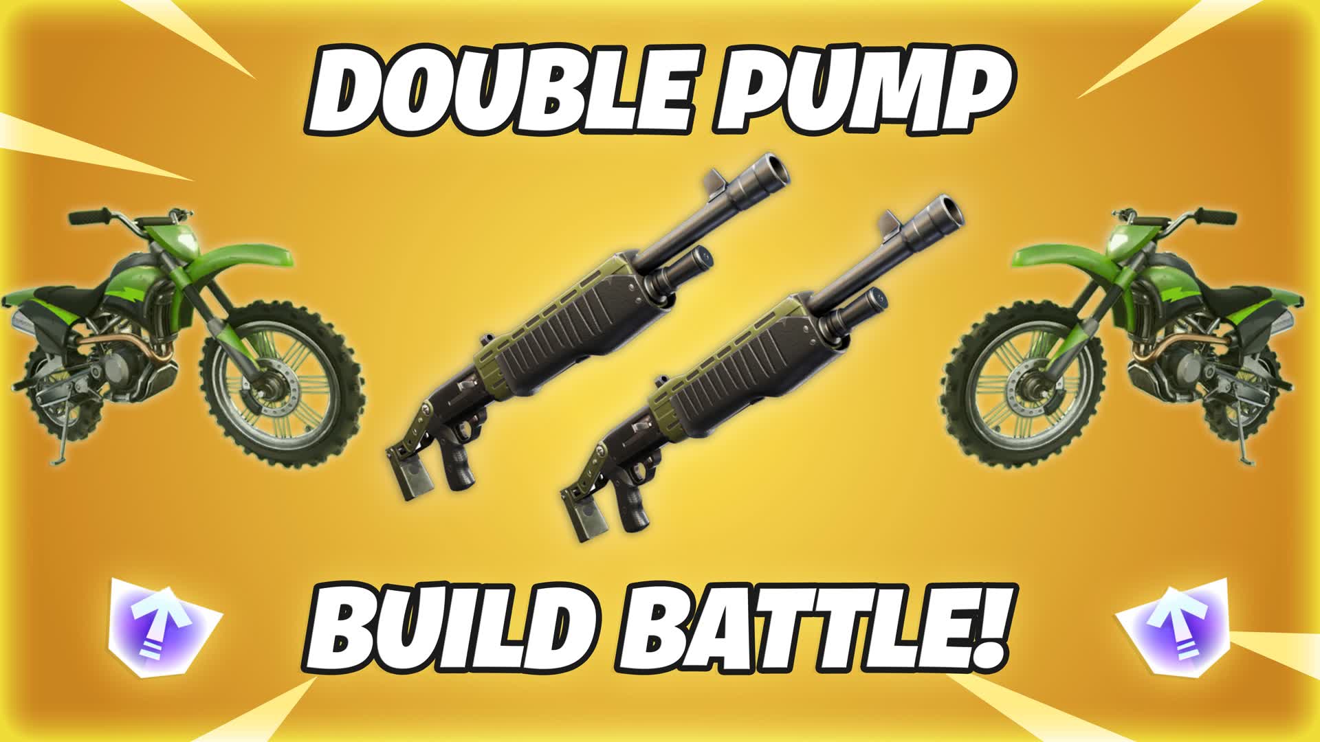 🌟🏍Double Pump with Dirt Bikes😍 [ nsmash ] – Fortnite Creative Map Code