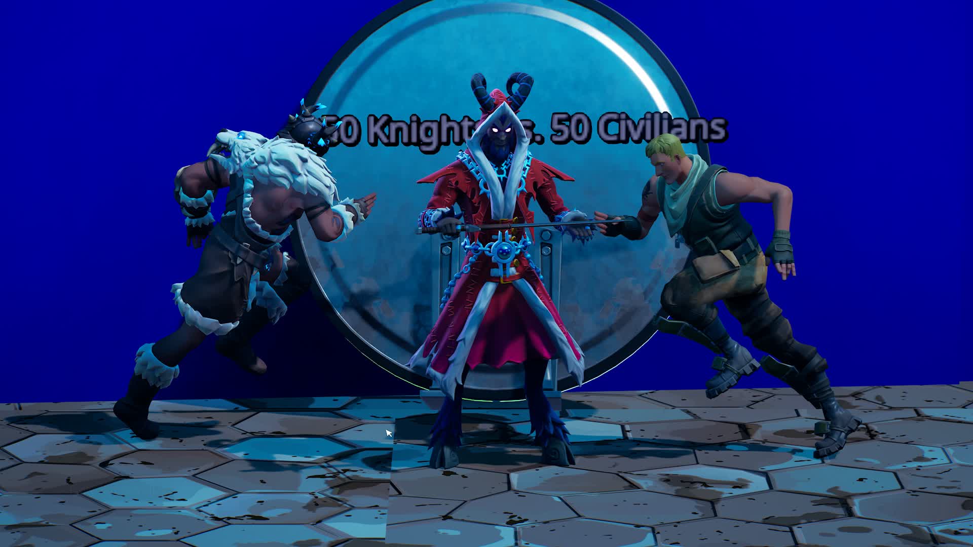 50 Knights vs. 50 civilians [ jbtm_delta ] – Fortnite Creative Map Code