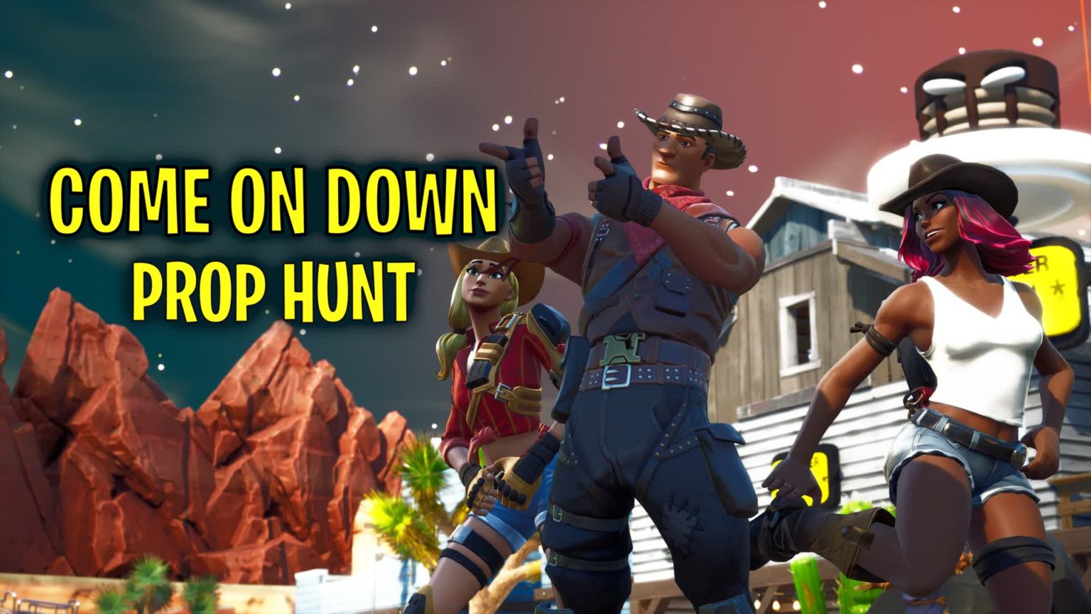 🥞 Come On Down Prop Hunt 🤠 [ camper ] – Fortnite Creative Map Code