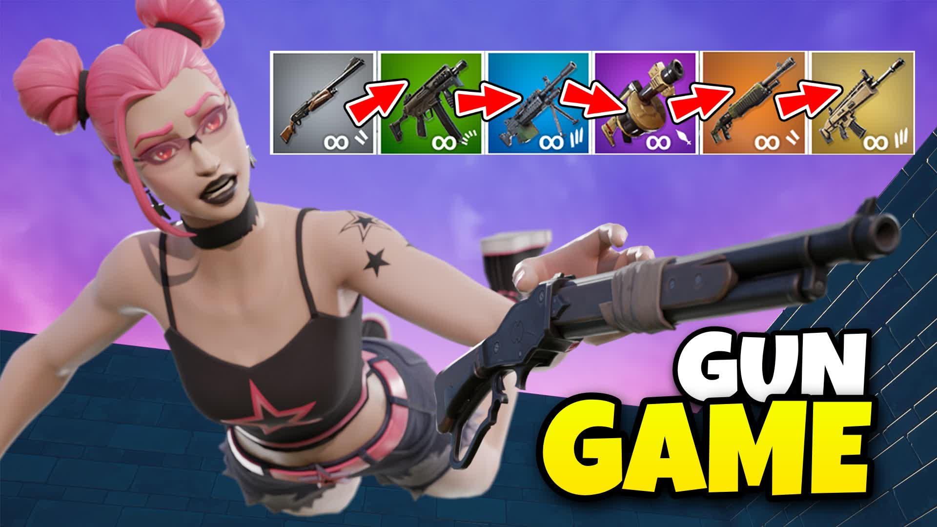 💎THE PIT - GUN GAME💎 [ mouskito ] – Fortnite Creative Map Code