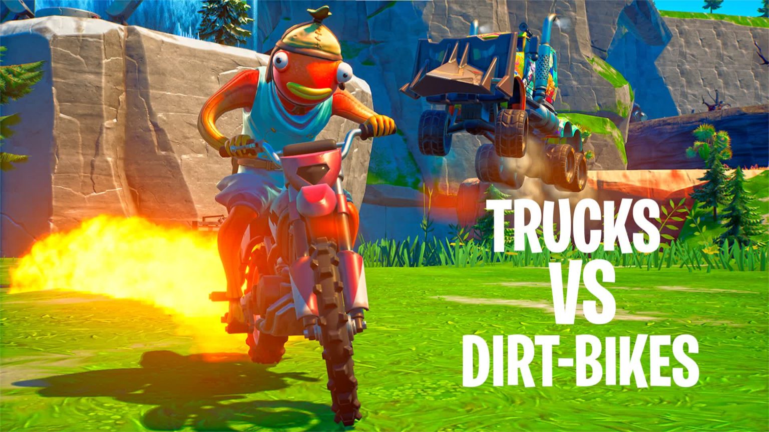 🚚TRUCKS VS DIRT-BIKES🏍️ [ fortxoto ] – Fortnite Creative Map Code