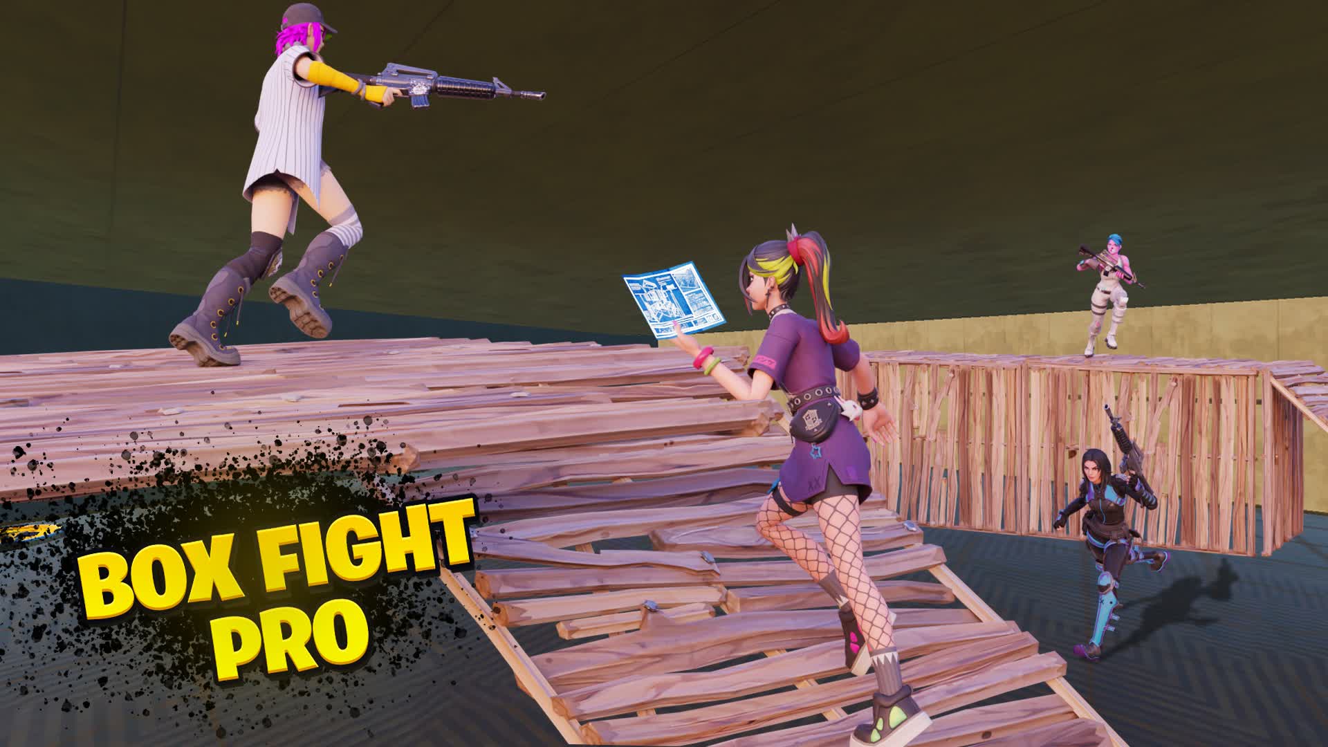 BOX FIGHT PRO | NEW WEAPON [ 1v1 ] – Fortnite Creative Map Code