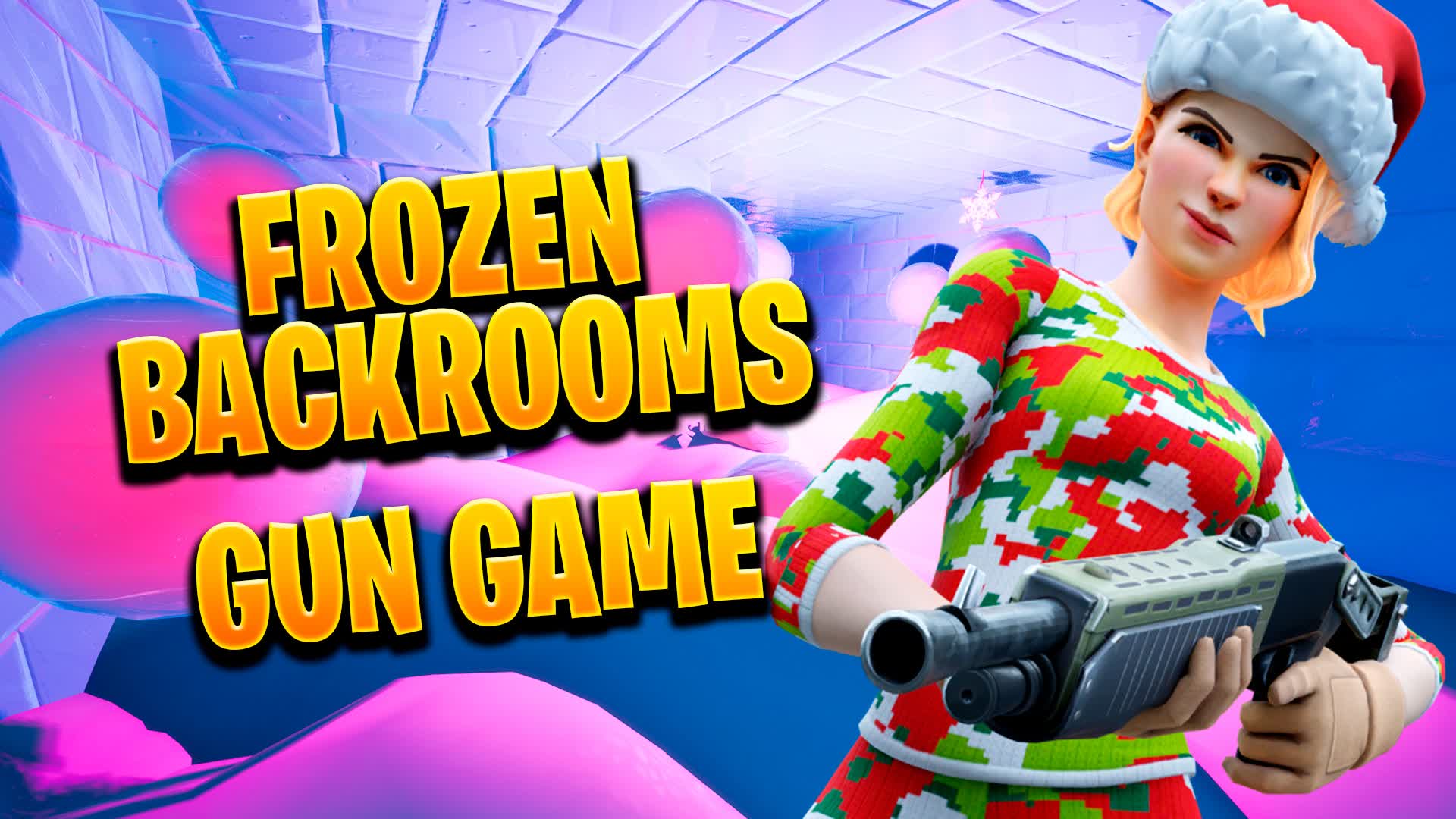 FROZEN BACKROOMS GUN GAME [ sinsngre ] – Fortnite Creative Map Code