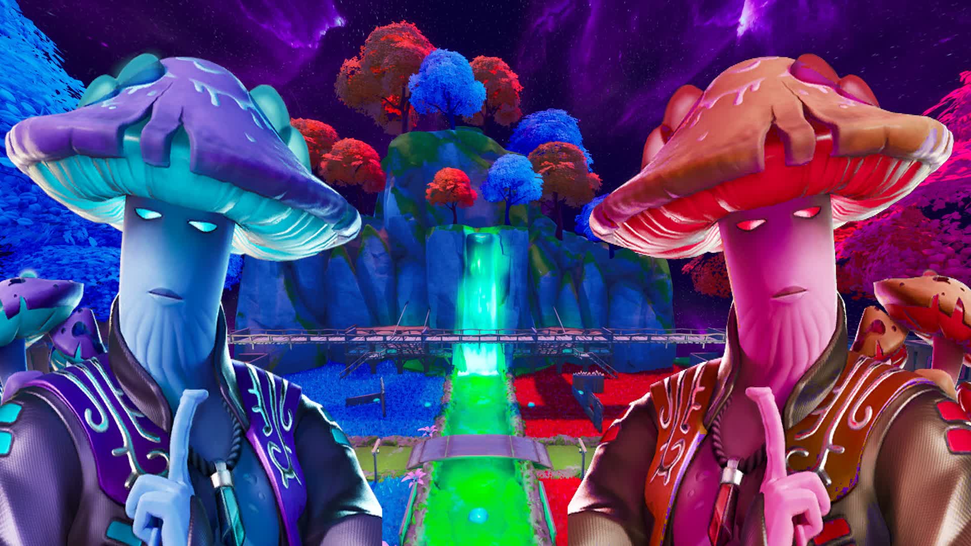 Red Vs Blue Magic Forest [ thevamp ] – Fortnite Creative Map Code