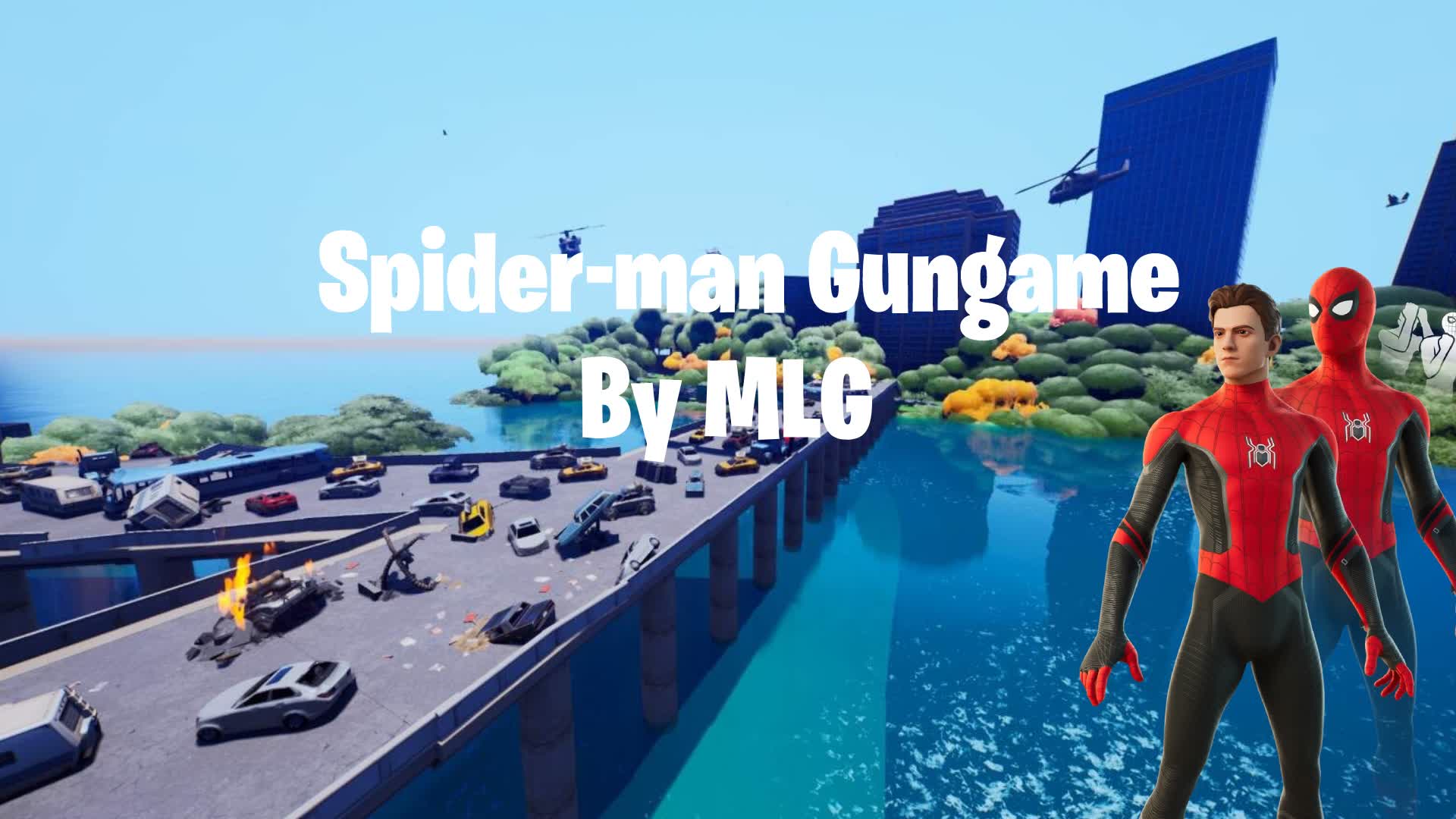 Spider-man gunfight [ mrlondongames ] – Fortnite Creative Map Code