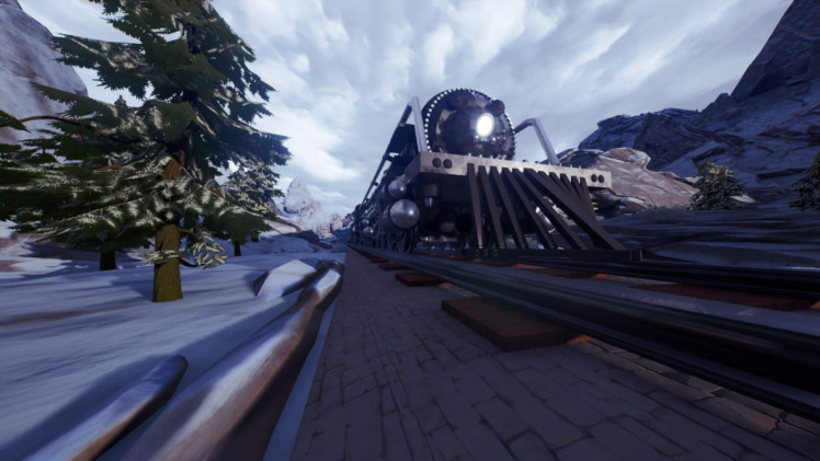 Frosty Mountains Steam Train [ fort25nite25 ] – Fortnite Creative Map Code