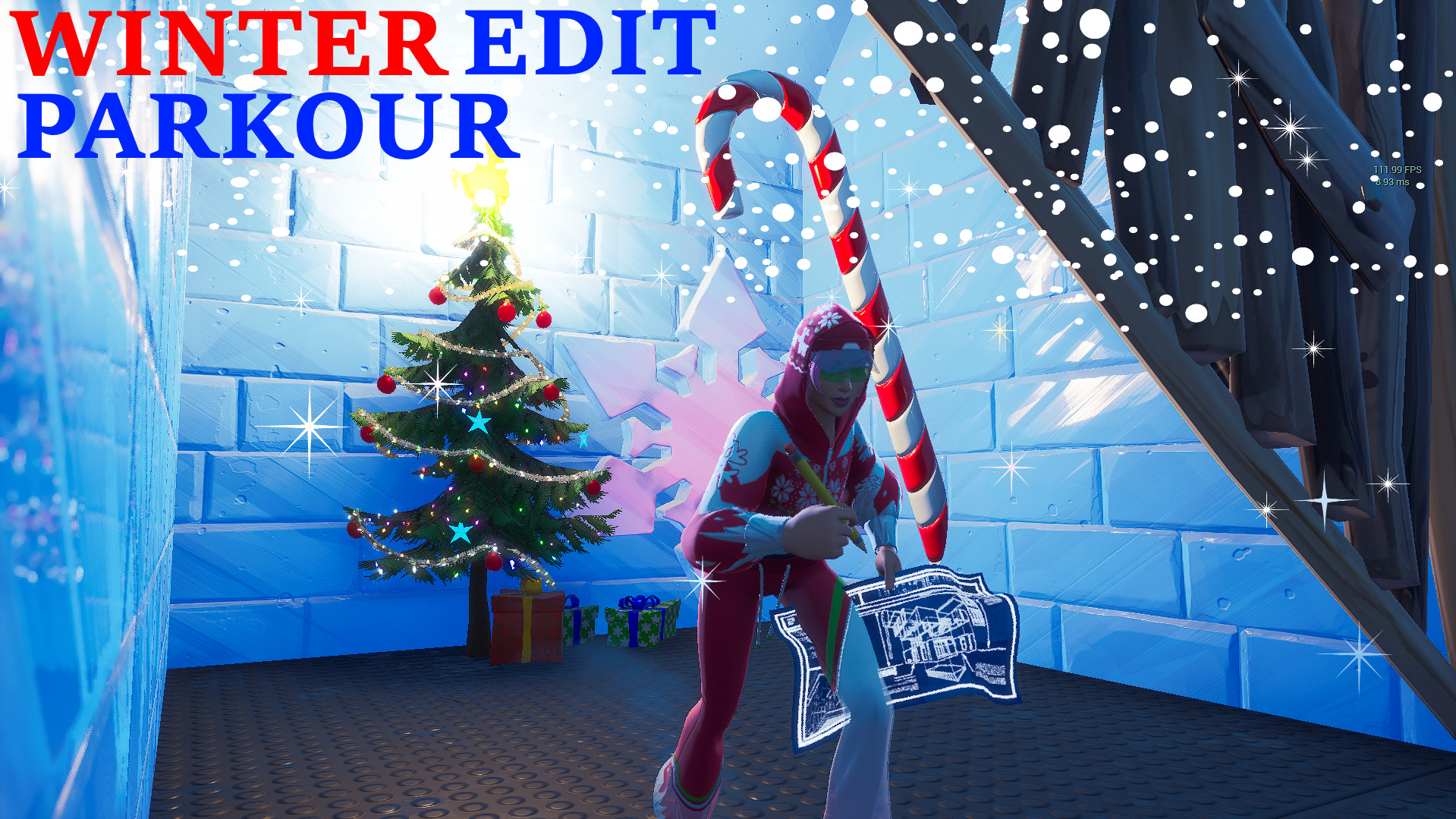 Winter Edit Parkour [ pan_go ] – Fortnite Creative Map Code
