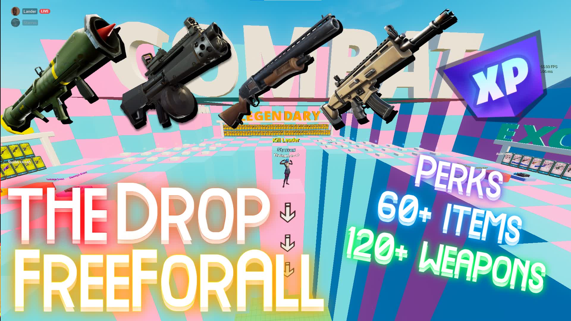 The Drop FreeForAll 👑 [ starrex ] – Fortnite Creative Map Code