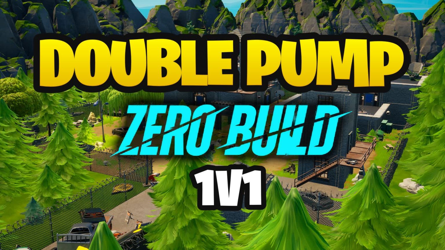 Realistic Zero Build 1v1 🎯 [ bullseye ] – Fortnite Creative Map Code