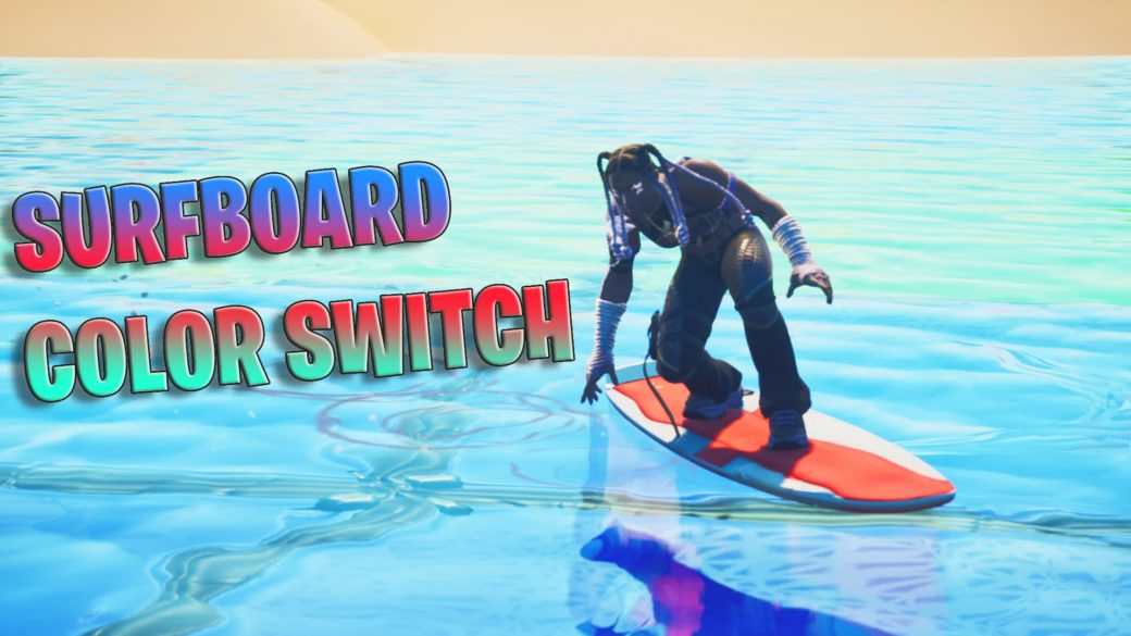 🏄SURFBOARD COLOR SWITCH [ pablomegagatoyt ] – Fortnite Creative Map Code