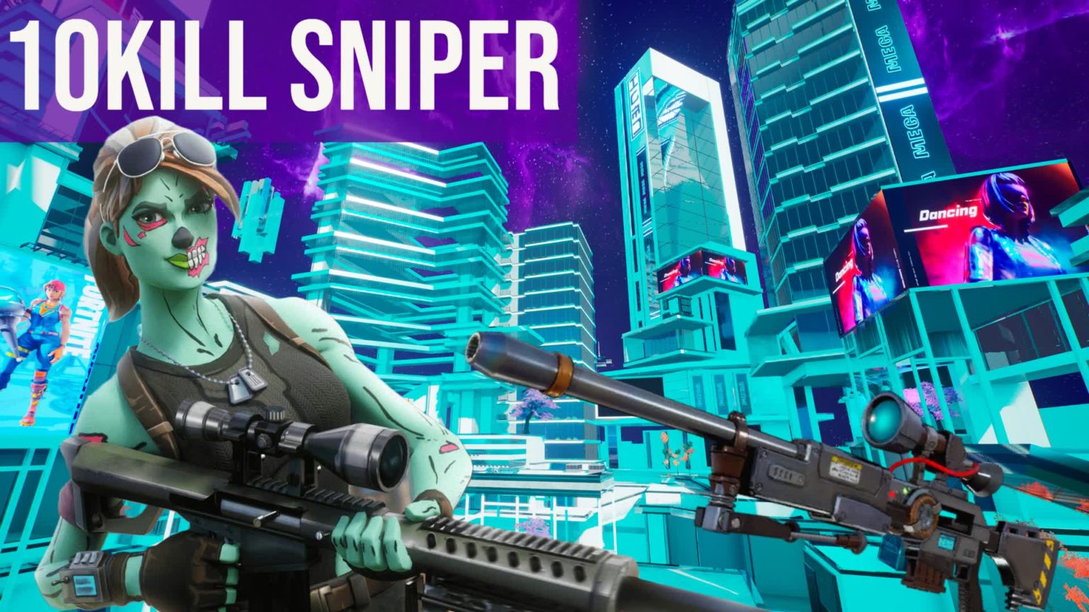 10kill Sniper【Remake】 [ mneco ] – Fortnite Creative Map Code