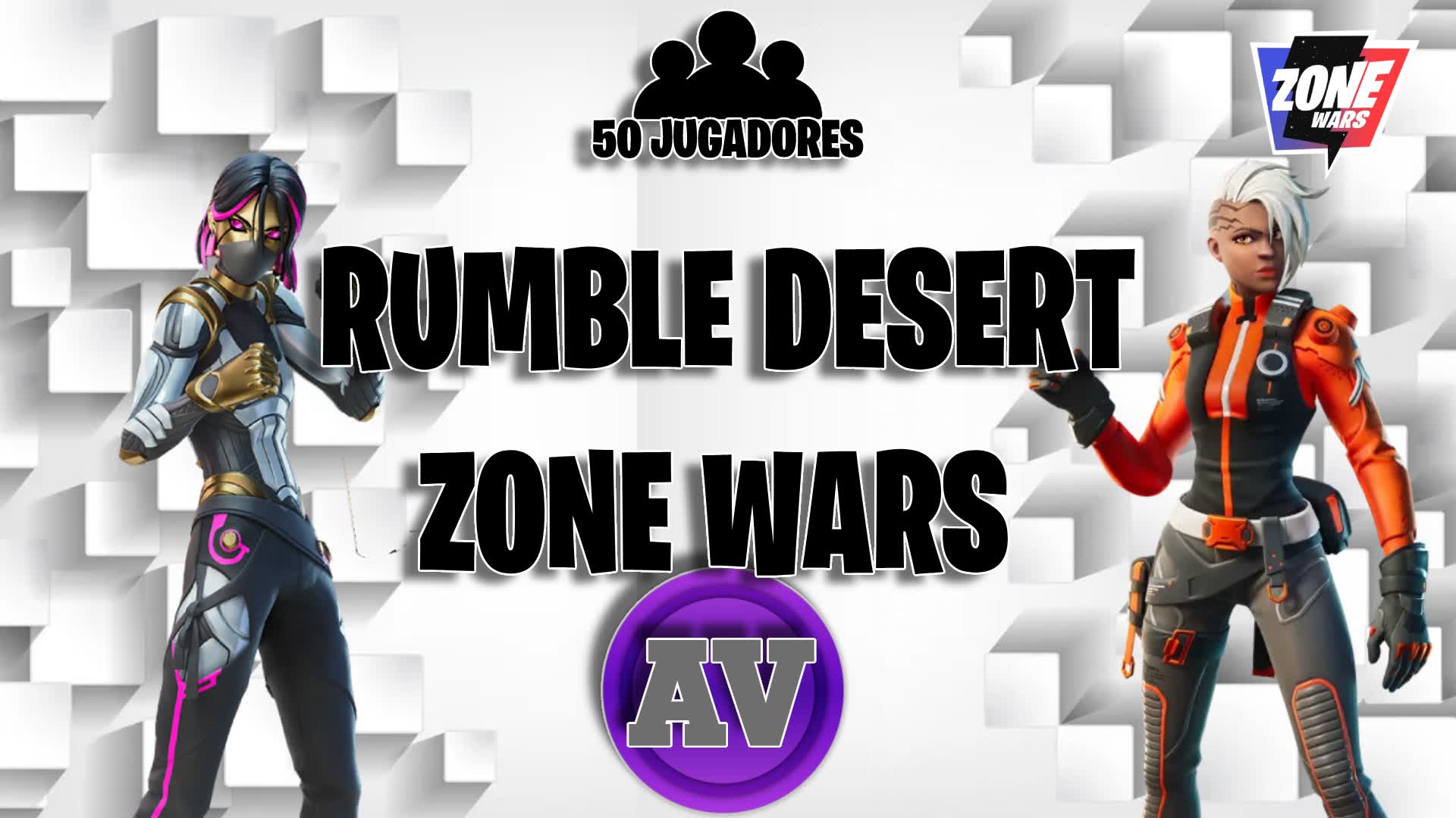 RUMBLE DESERT ZONE WARS [ jake_st ] – Fortnite Creative Map Code