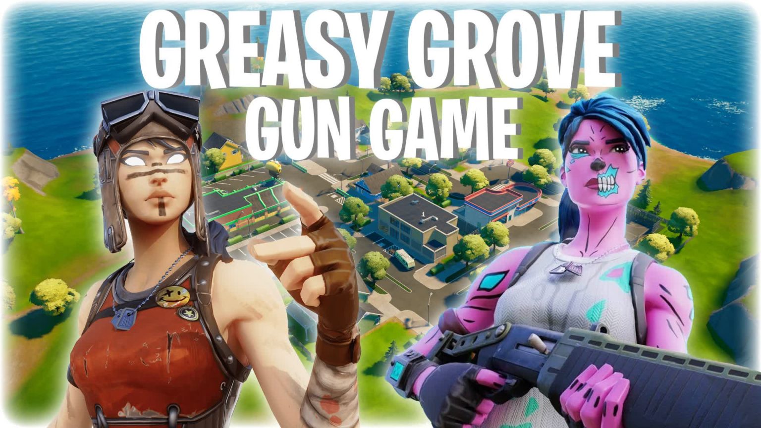Greasy Grove Gun Game [ chase-tsu ] – Fortnite Creative Map Code